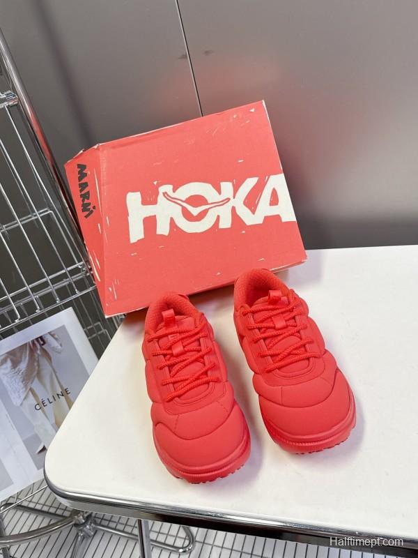 2025 Women Marni Red Fabric Sneakers - Halftime